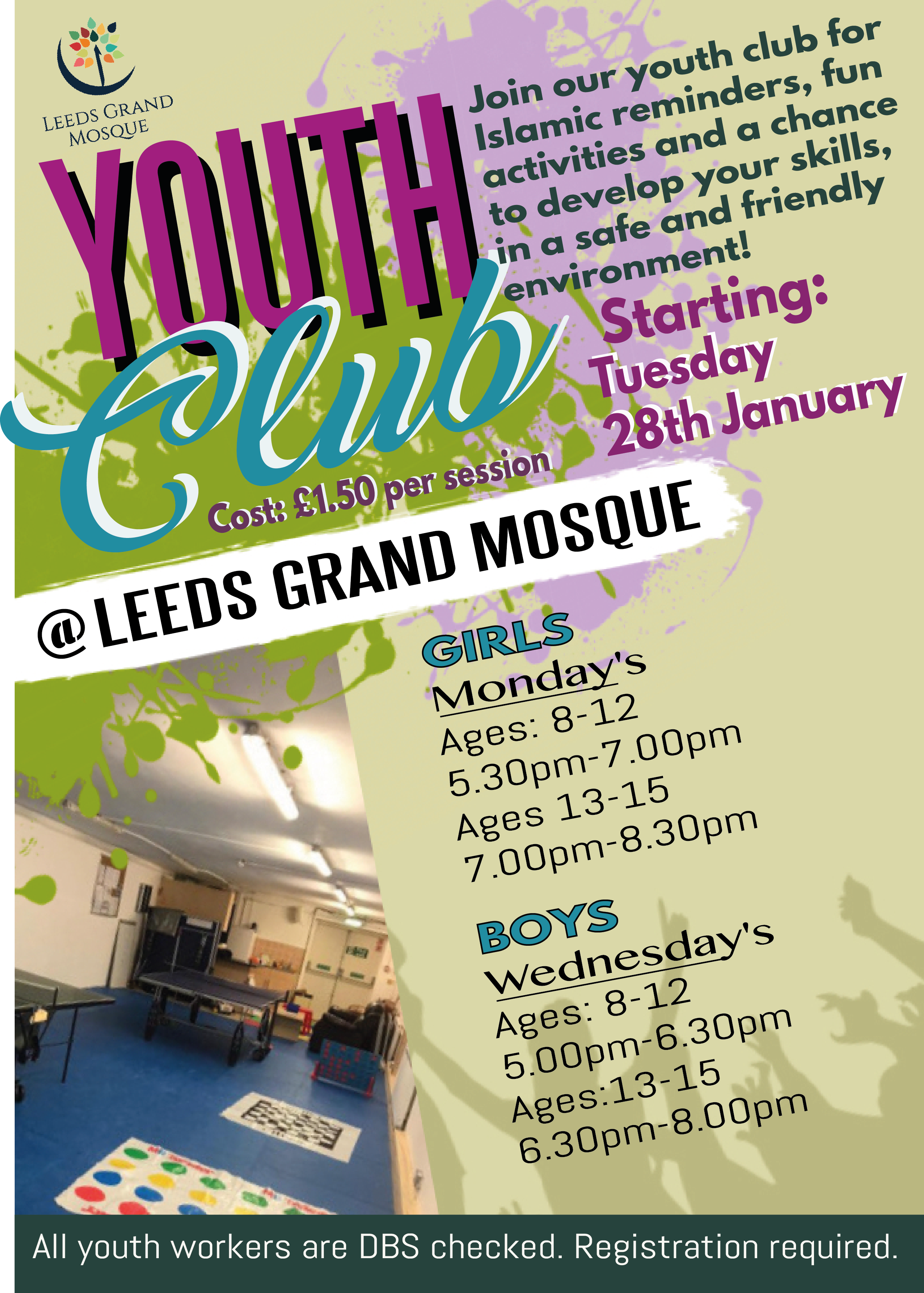 LGM Youth Club Leeds Grand Mosque